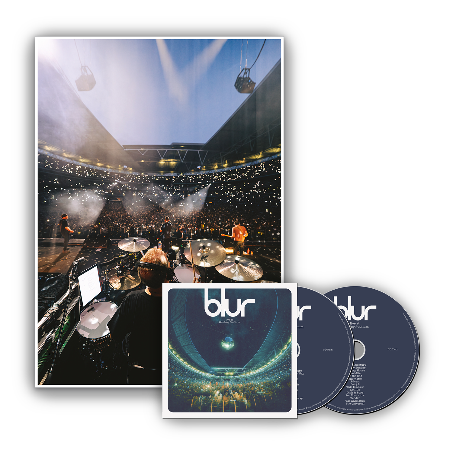 LIVE AT WEMBLEY 2CD + POSTER | Blur Official Store